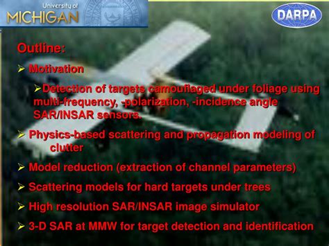 Ppt Sequential Adaptive Multi Modality Target Detection And Classification Using Physics Based