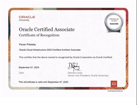 Pavan Polisetty On Linkedin Oracle Cloudcertification