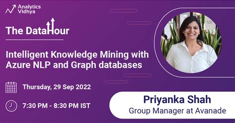 The Datahour September Timeline Analytics Vidhya