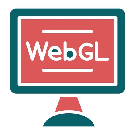 Premium Vector Webgl Icon Style