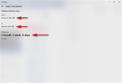 how to use windows calculator for date calculation majorgeeks