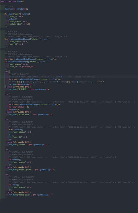 Bug 模型层更新时 无法关闭全局范围查询 · Issue 2672 · Top Thinkframework · Github
