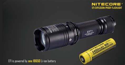 Nitecore Ef1 830 Lumen Explosion Proof Atex Torchlight Led Tactical