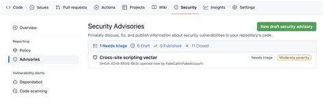 Privately Report Vulnerabilities To Repository Maintainers The Github Blog