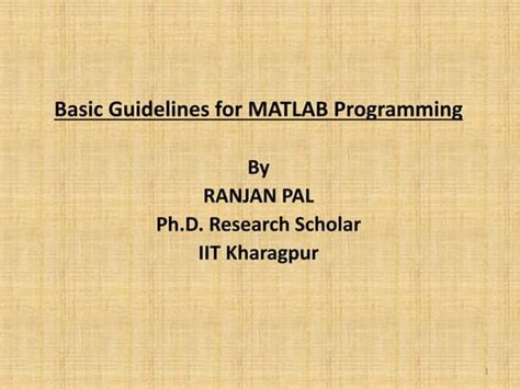 Matlab Ch1 Intro Pdf Physics Science