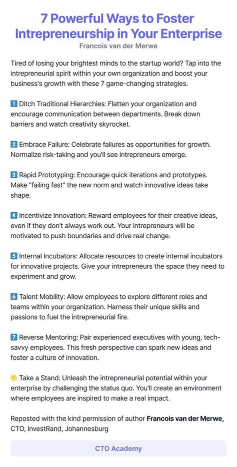 Cto Academy Posted On Linkedin