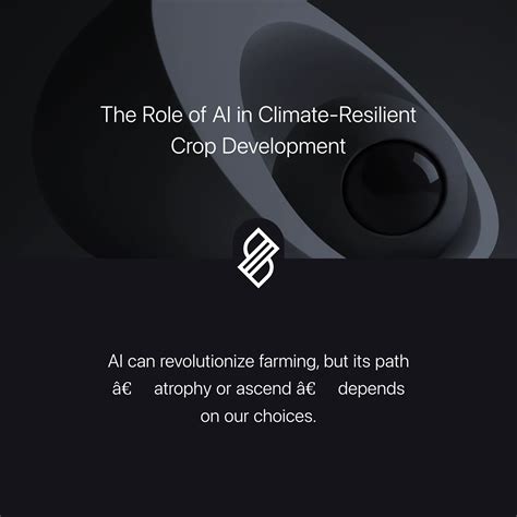 The Role Of Ai In Climate Resilient Crop Development → Scenario