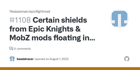 Certain Shields From Epic Knights And Mobz Mods Floating In Off Hand 1