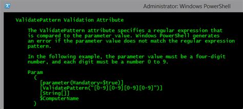 Powershell Parameter Validation Building A Better Validatepattern With Validatescript