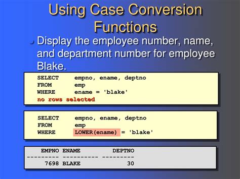 Ppt Single Row Functions Powerpoint Presentation Free Download Id5969463