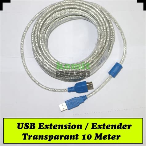 Jual M Kabel Usb Extension Extender Sambungan Male Female Meter Shopee Indonesia