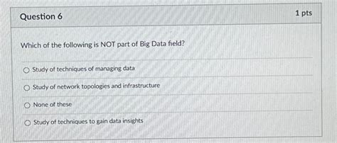 Solved Question 61 ﻿ptswhich Of The Following Is Not Part Of