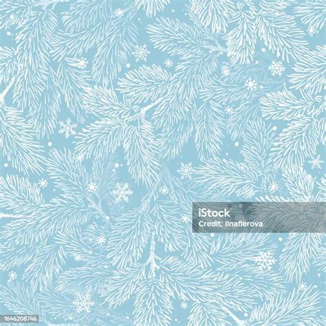 전나무와 완벽 한 패턴입니다 크리스마스와 새 해 배경입니다 겨울에 대한 스톡 벡터 아트 및 기타 이미지 겨울 배경 주제 크리스마스 Istock
