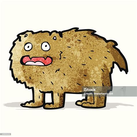 Cartoon Hairy Beast Stock Illustration Download Image Now Animal