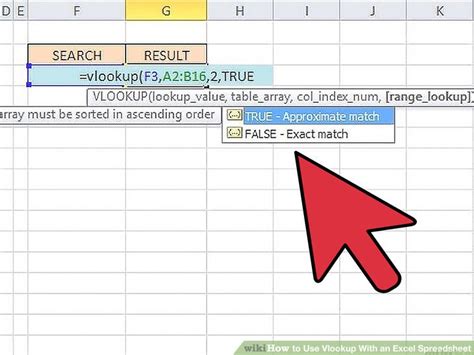 3 Ways To Use Vlookup With An Excel Spreadsheet Wikihow