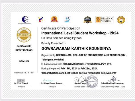 G Karthik Koundinya On Linkedin Python Data International