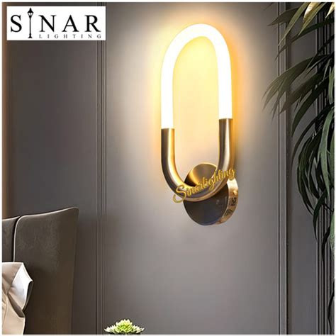 Jual Lampu Dinding Modern Gold Oval Led D Kota Surabaya Sinar Lighting Tokopedia