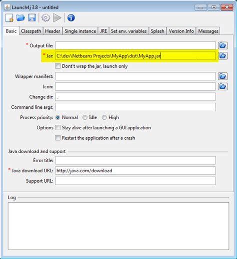 Creating Exe Files For Java Apps Using Launch4j Javatidbits