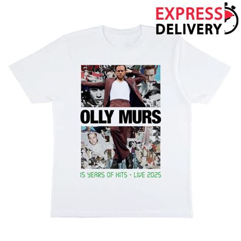 Olly Murs Merch Store Shop Olly Murs 15 Years Of Hits 2025 Collage