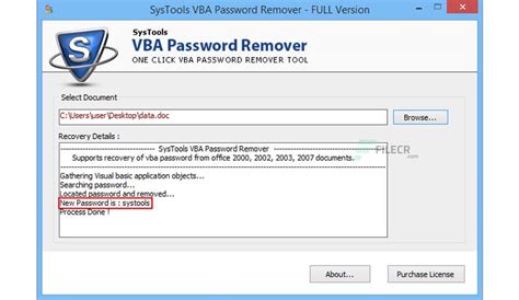 Systools Vba Password Remover 72 Free Download Filecr