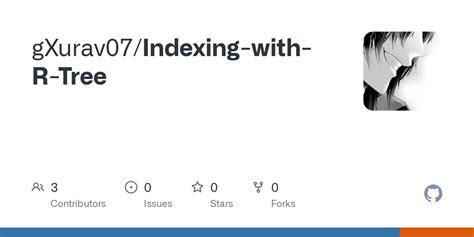 github gxurav07 indexing with r tree