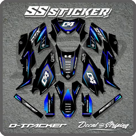 Jual Coddecal Stiker Fullbody Dtracker Premiun Bisa Ganti Namanomor