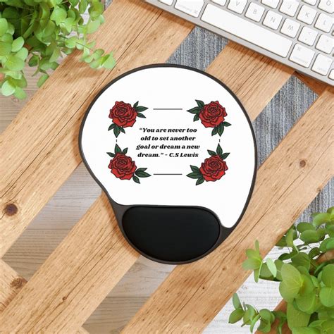 Ergonomic Mouse Pad With Wrist Rest Memory Foam Mouse Pad Sold By Simplicity Organized SKU