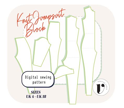 Basic Bodice Block Sewing Pattern Womens Bodice Blocktorso And Sleeve