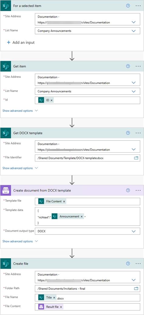 insert html and rich text into a word document with power automate