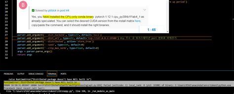 Runtimeerror Distributed Package Doesnt Have Nccl Built In