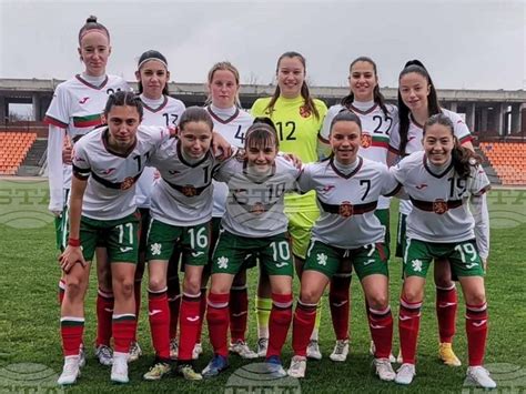 Девойките на България до 17 години завършиха с победа европейските квалификации по футбол Утро