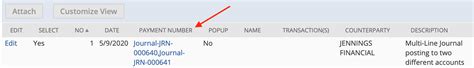 Multi Line Journal Zonereconcile Knowledge Base