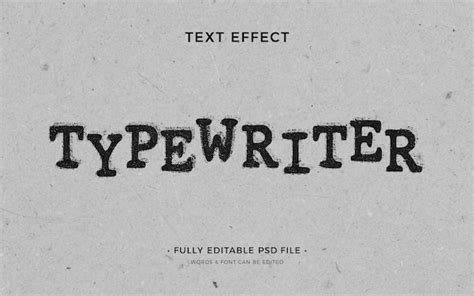 Premium Psd Typewriter Text Effect
