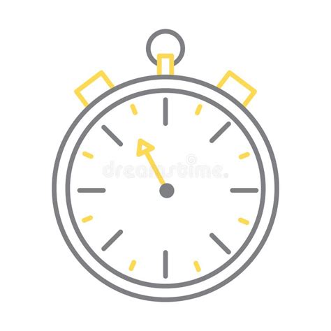 Stopwatch Timer Icon Vector Stock Illustration Illustration Of Time Simple 377850724