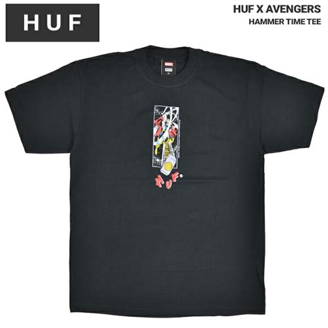 楽天市場割引クーポン配布中 HUF AVENGERS ハフ アベンジャーズ Tシャツ HAMMER TIME TEE 半袖