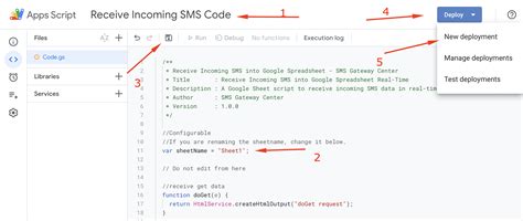 Receive Real Time Incoming SMS Into Google Spreadsheet