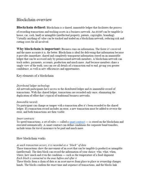 1 Blockchain Overview Download Free Pdf Cryptocurrency Cloud Computing