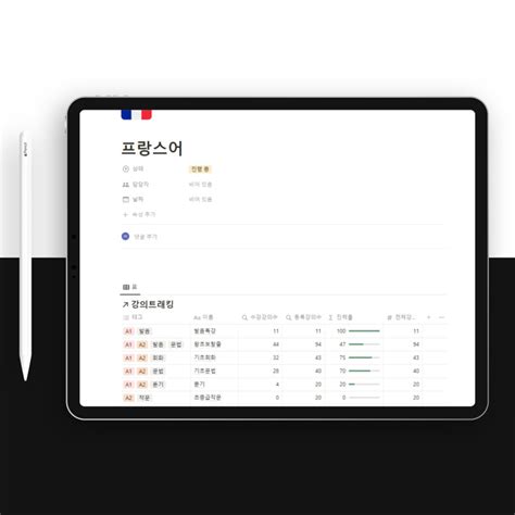 Notion 노션 스터디플래너 템플릿 공유 네이버 블로그