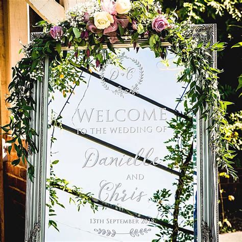 Plexiglass Wedding Sign Etsy
