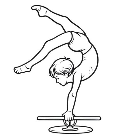 Tekenen Acrobat 1 Kleurplaat Kinderen Kleurplaat