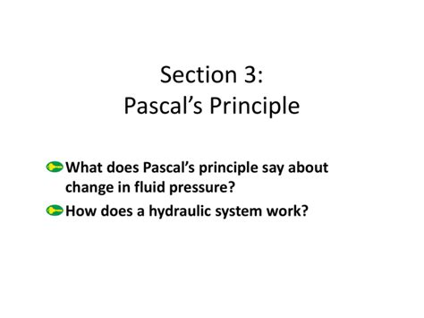 Section Pascal S Principle