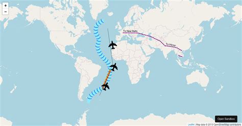 Leaflet Textpath Examples Codesandbox