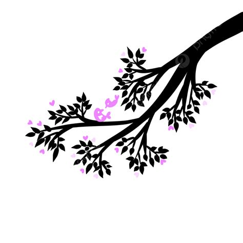 손 일러스트 으로 그린 검 은 나뭇가지 새 원소 손으로 그린 검은 작은 가지 Png 일러스트 및 Psd 이미지 무료 다운로드 Pngtree