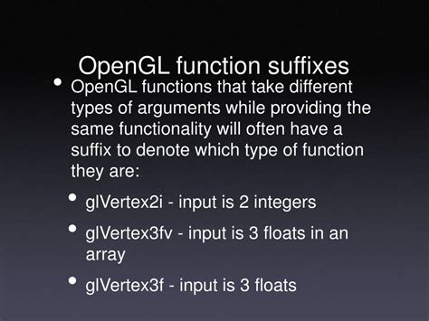 Ppt Opengl Help Session Powerpoint Presentation Free Download Id