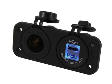 DNA HEAVY DUTY FLUSH MOUNT ACCESSORY SOCKET WITH DUAL USB