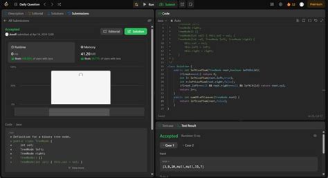 Leetcode Problem Sum Of Left Leaf Nodes Areeff Pathan Posted On The Topic Linkedin