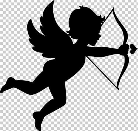 Cupid Png Clipart Arm Autocad Dxf Black And White Cupid Download