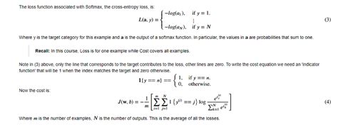 The Indicator Function In The Softmax Cost Function Advanced Learning Algorithms Deeplearning Ai