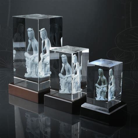 3d 크리스탈문진 반가사유상