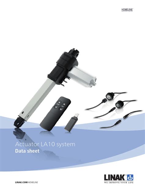 Linear Actuator La10 System Data Sheet Eng Pdf Bluetooth